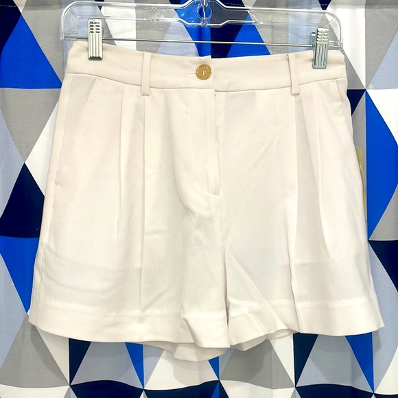 MICHAEL Michael Kors | Shorts | Nwt Michael Kors White Pleated Shorts ...